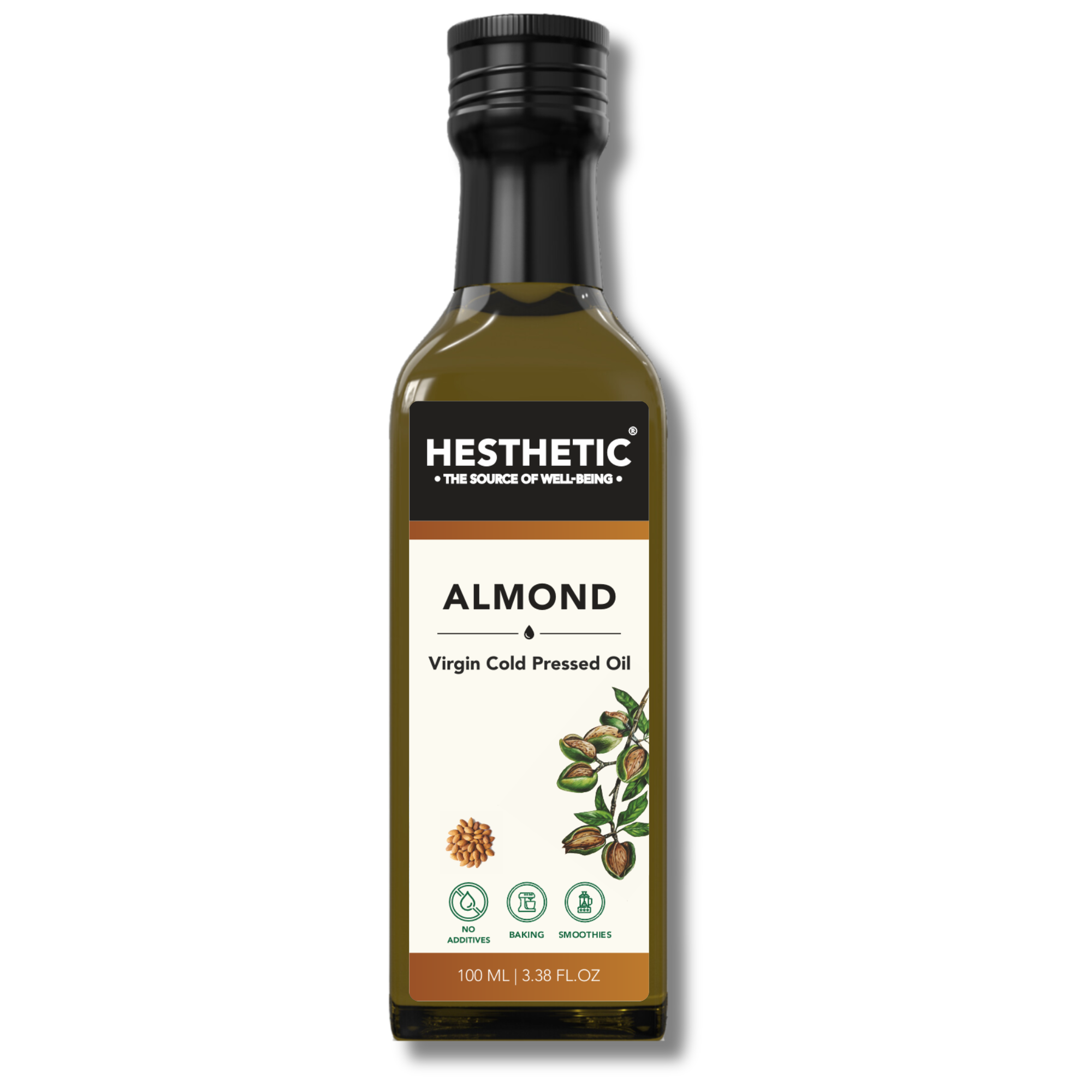 Edible Premium Cold Pressed Almond Oil – HESTHETIC